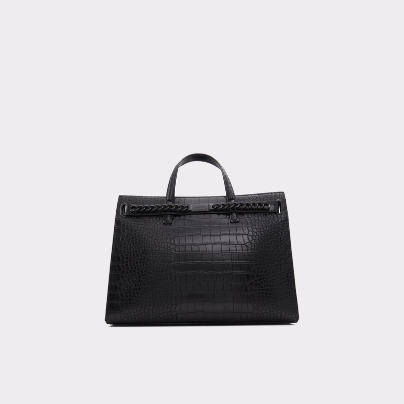 Aldo velika torba NILO SYN EMB CROCO - crna